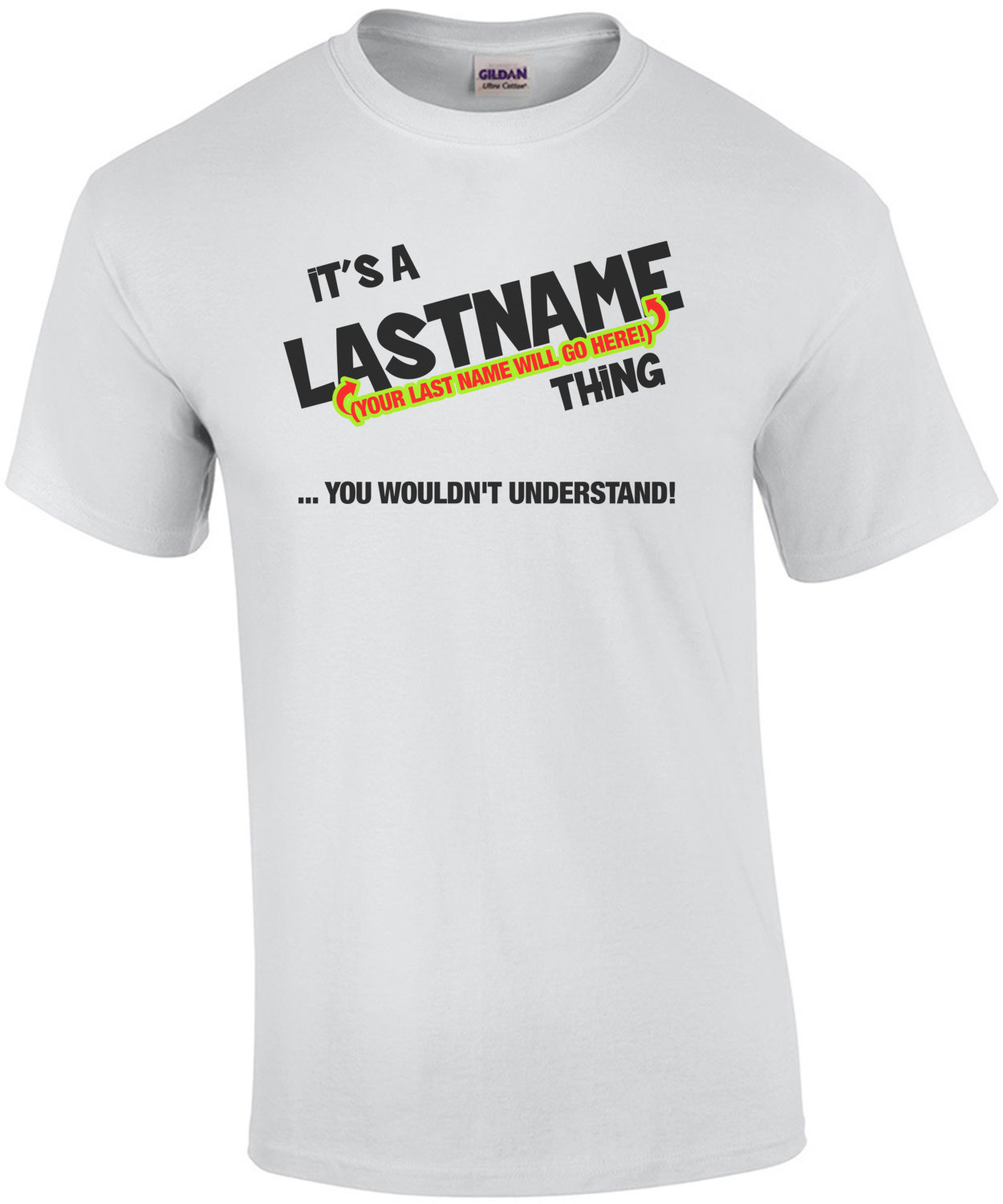 Last Name Thing Custom Shirt Shirt