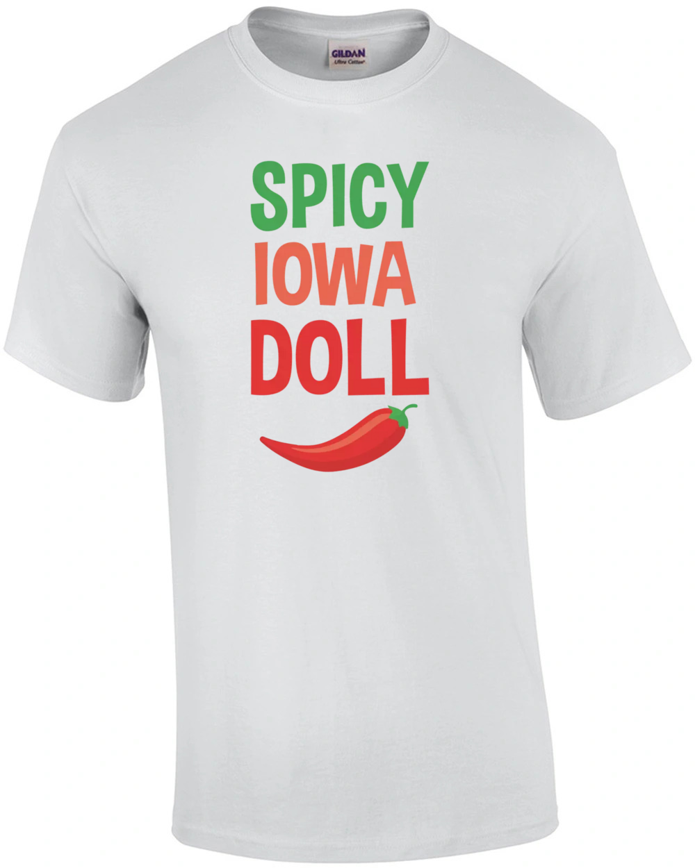 Spicy Iowa Doll - Iowa T-Shirt