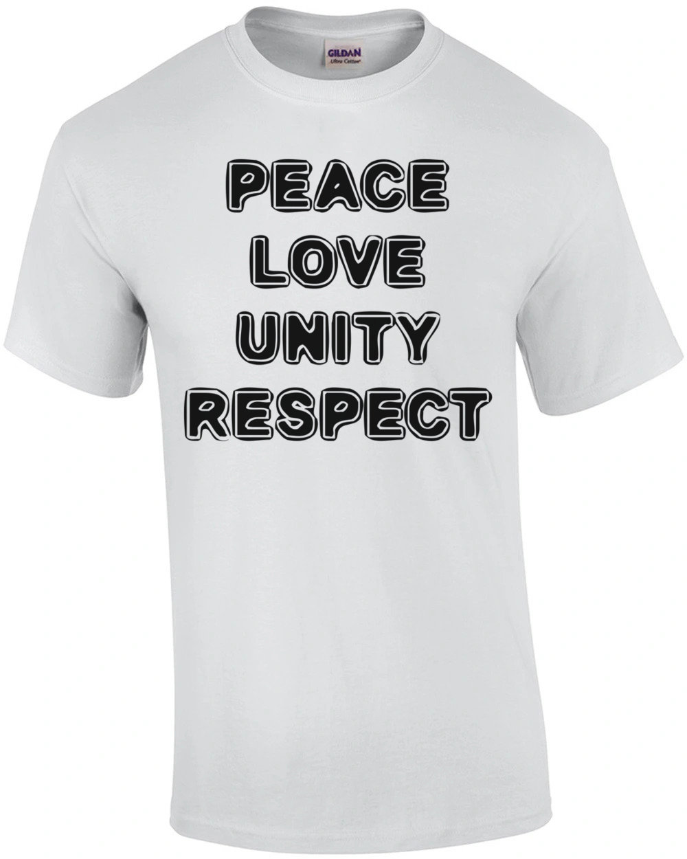 PEACE LOVE UNITY RESPECT shirt