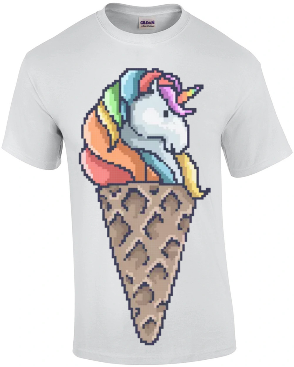 Unicorn Cone Retro T-Shirt