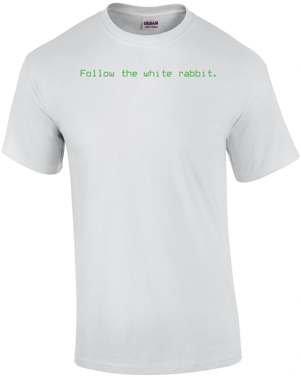 Follow the white rabbit. The Matrix - 90's T-Shirt
