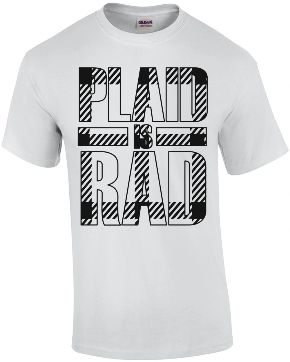 plaid is rad t-shirt shirt