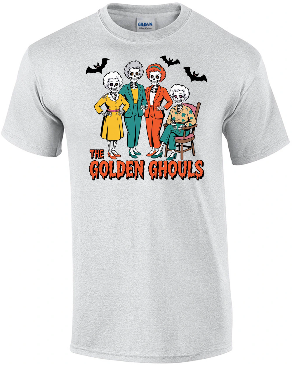 Golden Ghouls T-Shirt - Funny Halloween Golden Girls Parody