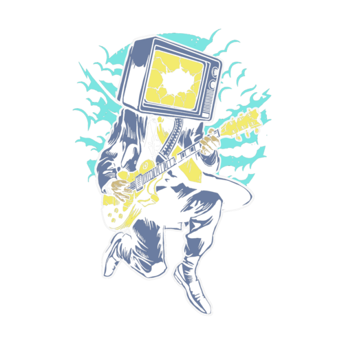 Death Rock Guitar T Shirt
