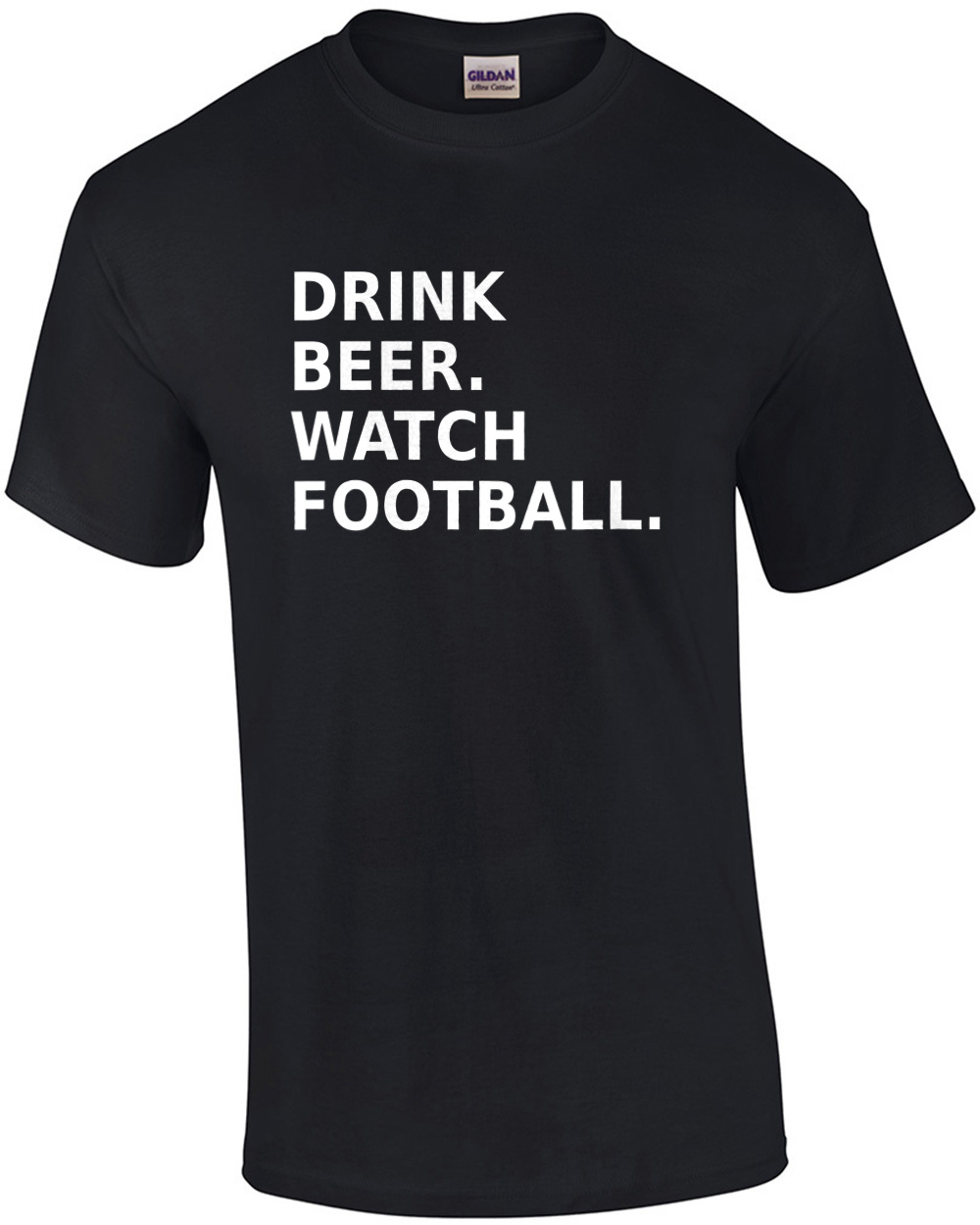 Drink Beer. Watch Football. Funny Football T-Shirt | eBay