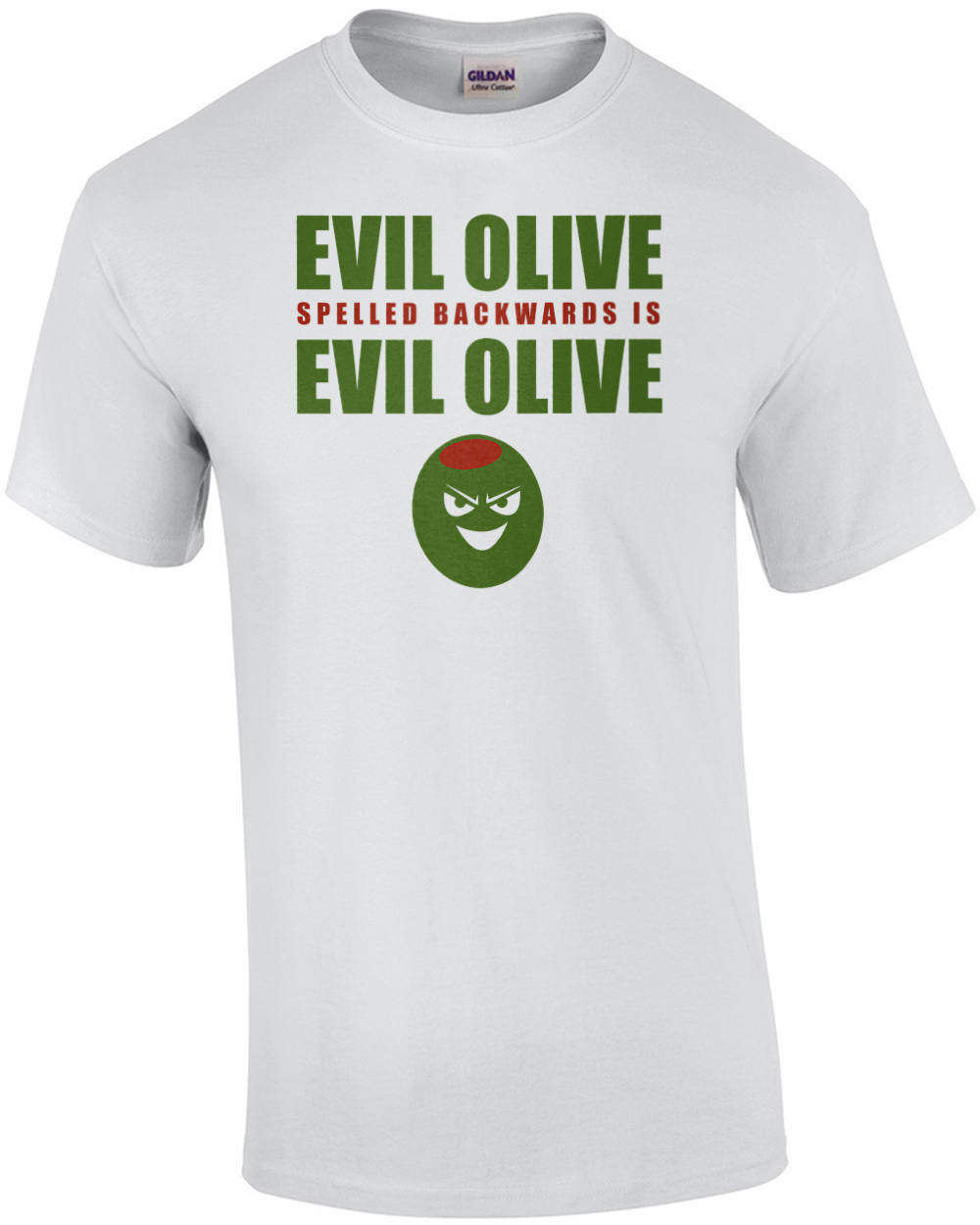 Evil Olive Spelled Backwards is Evil Olive - Funny T-Shirt | eBay