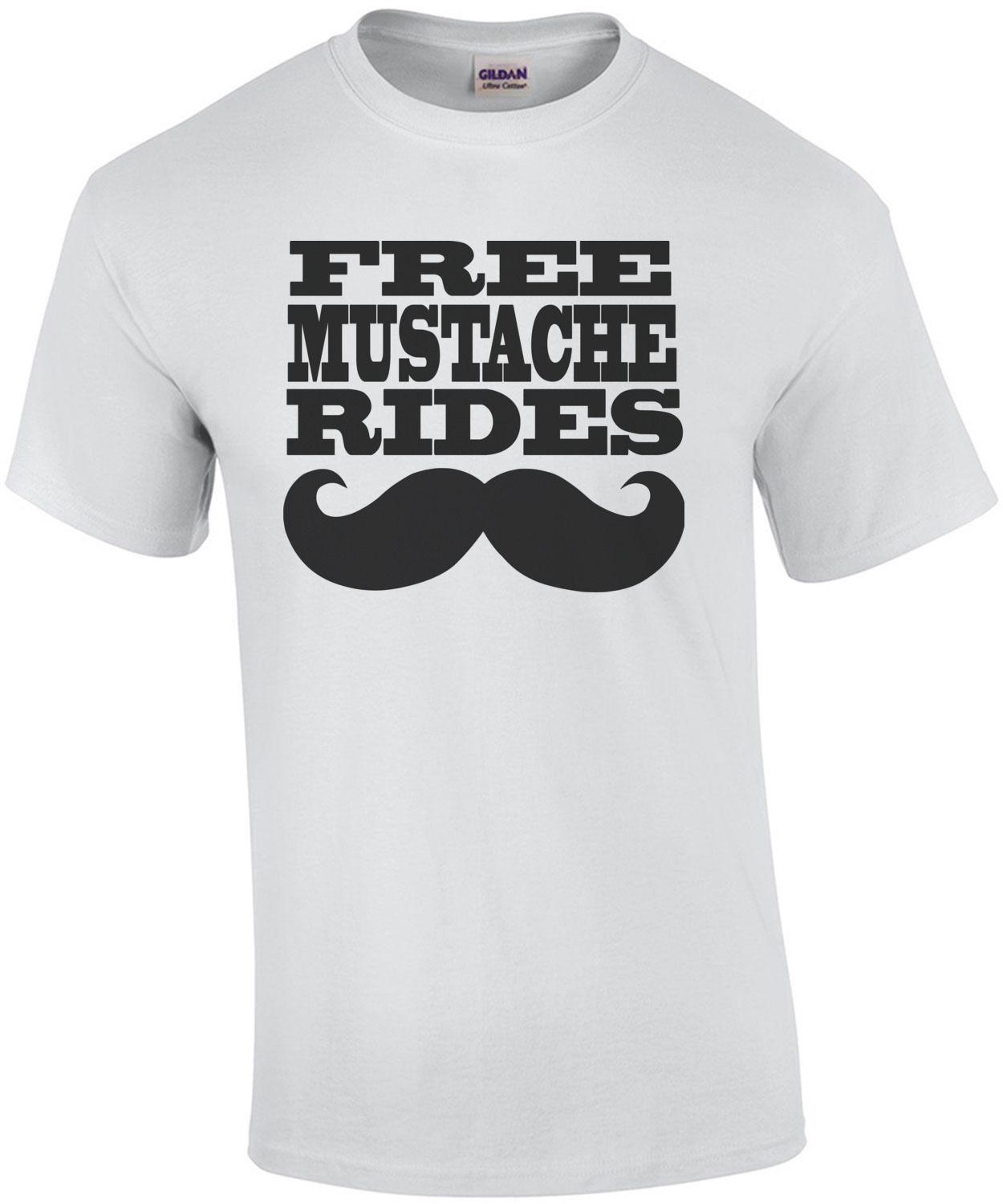 Free Mustache Rides T-Shirt shirt