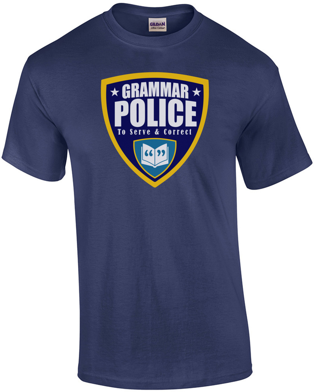 Grammar Police - to serve and correct - funny grammar t-shirt | eBay