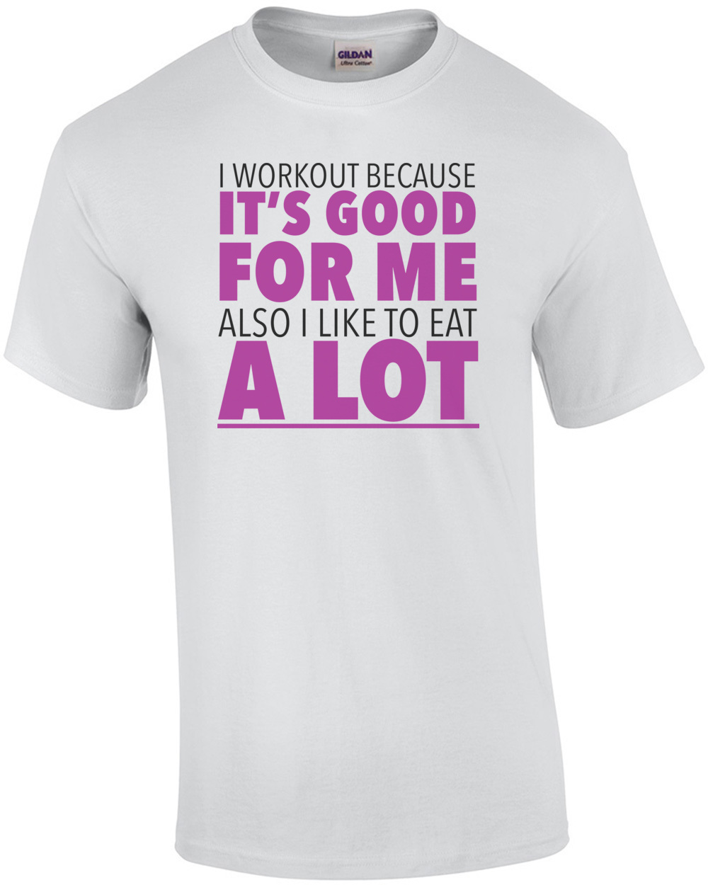 I workout because it's good for me also I like to eat a lot - funny ...