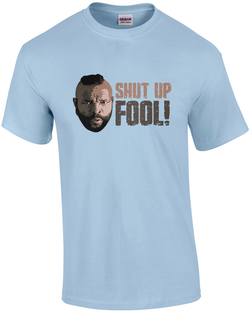 The A Team - Shut Up Fool - Mr. T 80's T-Shirt | eBay