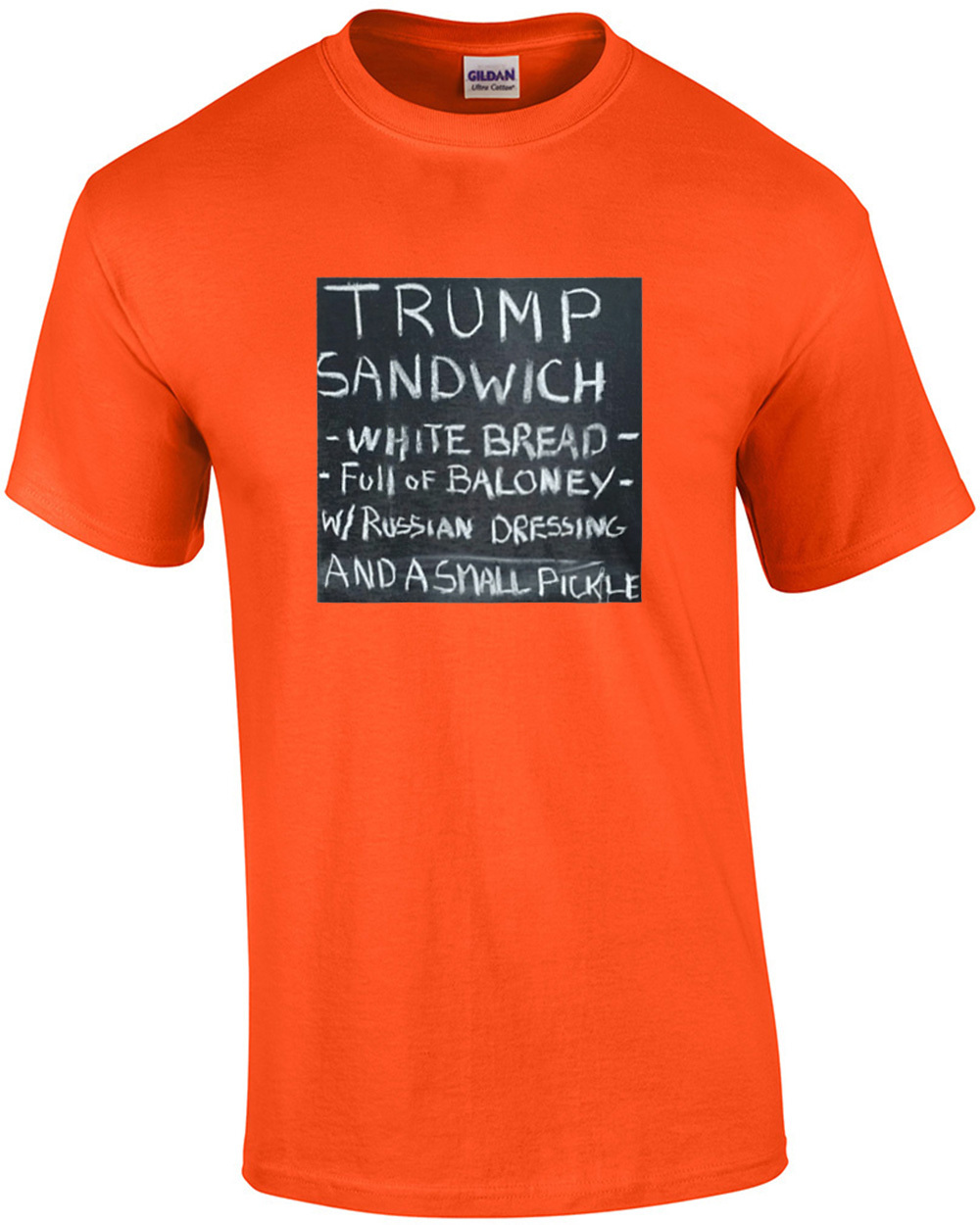Trump Sandwich, white bread, full of baloney w/russian dressing and a ...